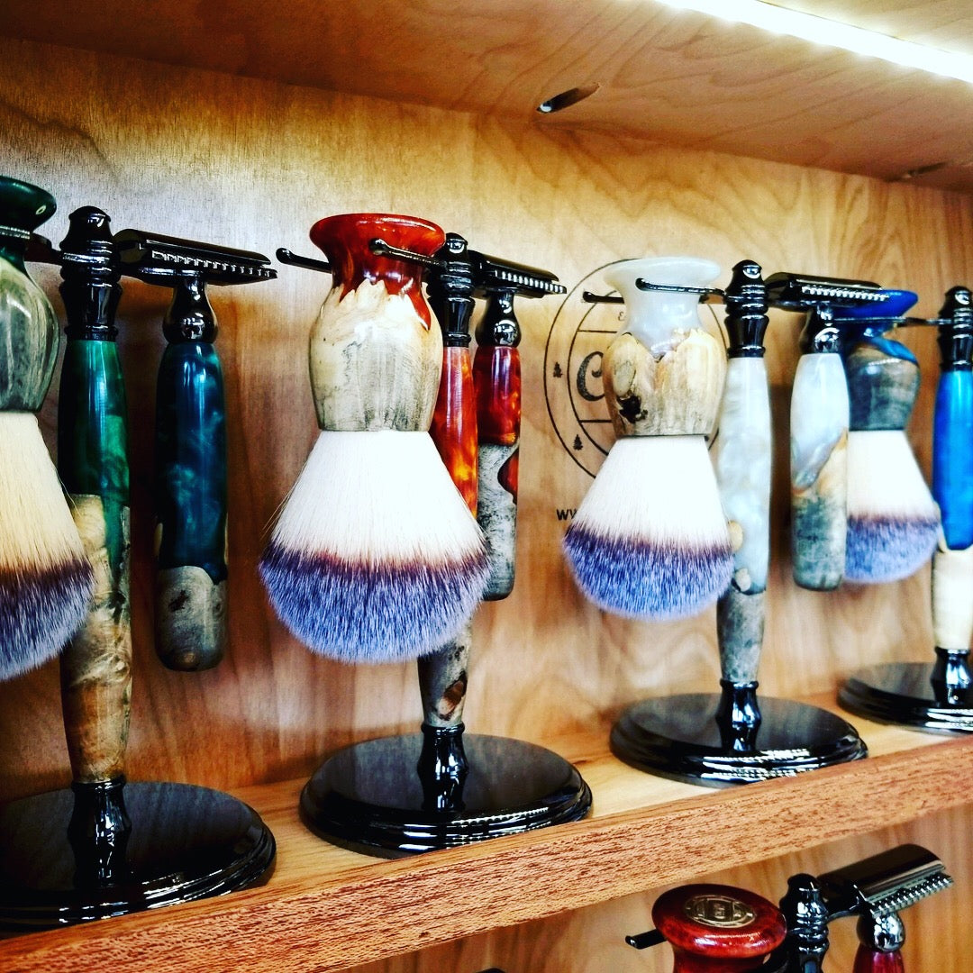 Complete Shaving kits- Safety razor, shave brush and shave stand ...