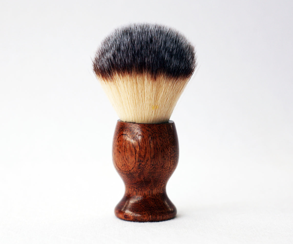Mahogany Wood Plisson Lather Brush – CreationsByWill