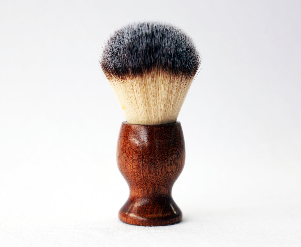 Mahogany Wood Plisson Lather Brush – CreationsByWill